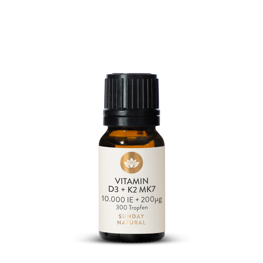 VITAMIN D3 + K2 MK7 1,000 IU + 50µg, Thuần chay, 300 giọt – Sunday ...